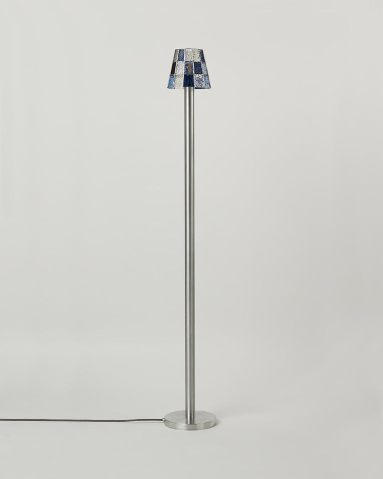 Fun Guy Stained Glass Floor Lamp by Frangere Studio For Sale at 1stDibs