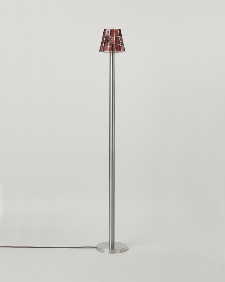 Fun Guy Stained Glass Floor Lamp by Frangere Studio For Sale at 1stDibs