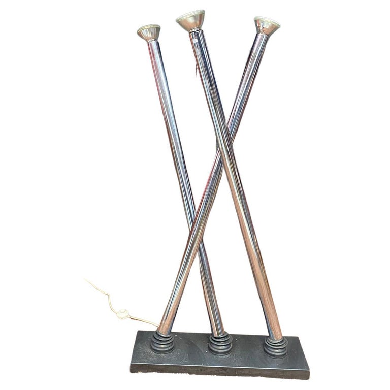 Fun Lamp Italy 1980, Three Floor Lamps Articulated on Ball Joints ...