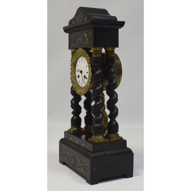 Functional 19th Century S.Marti Column Clock - 46 Cm - 1G06 For Sale at ...