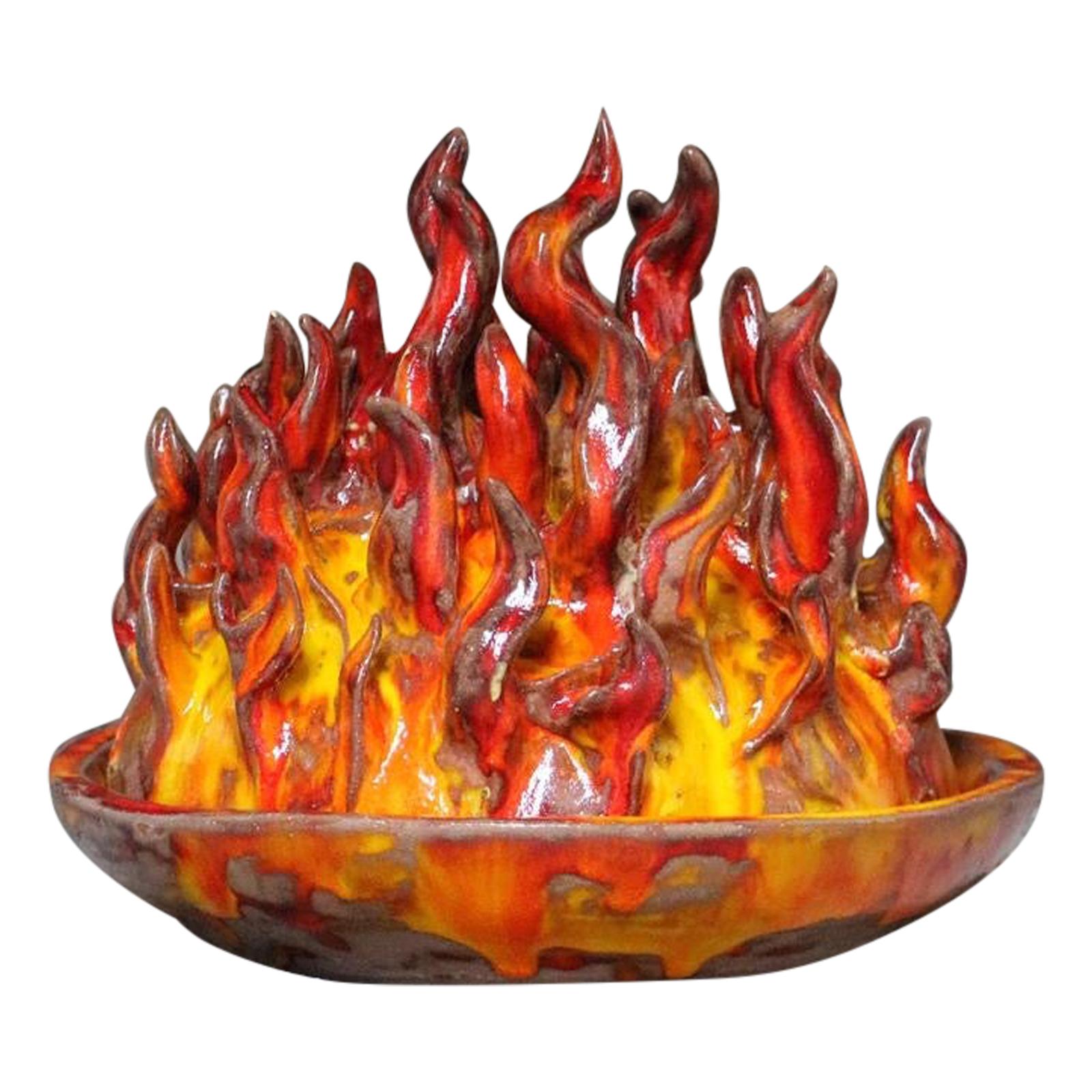 'HEARTH' Hand Sculpted Ceramic Flame Tajine, touche—touche, France ...