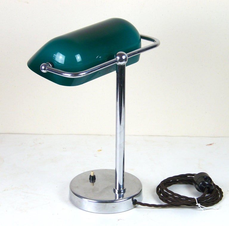 Functionalist Bank Lamp For Sale at 1stDibs