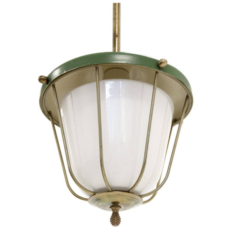 Functionalist Ceiling Light, Norway, 1950s at 1stDibs