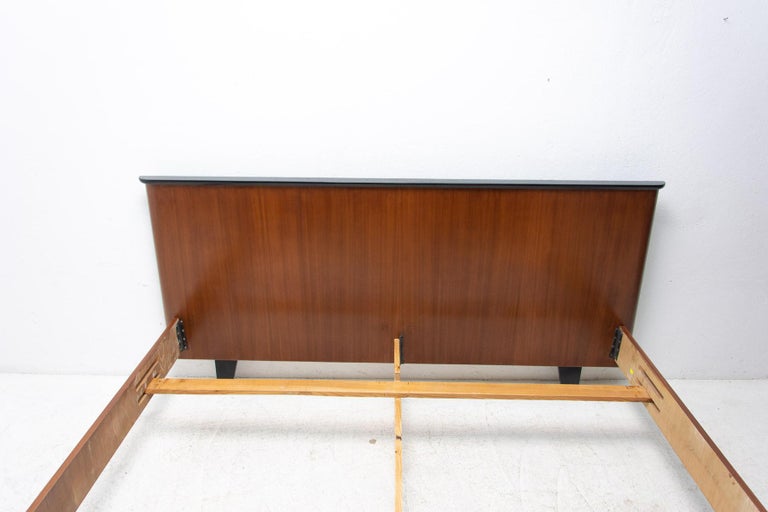 Functionalist Double Bed by Jindřich Halabala for UP Závody, 1950´s For ...