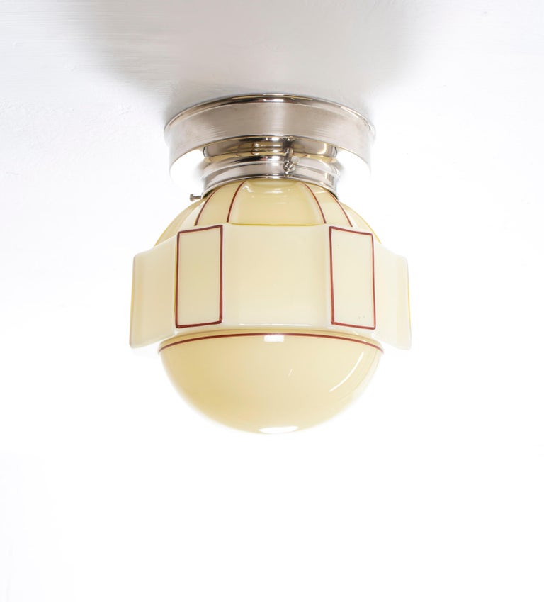 Functionalist Flush Mount Ceiling Light, 1950s at 1stDibs | 1950s light ...