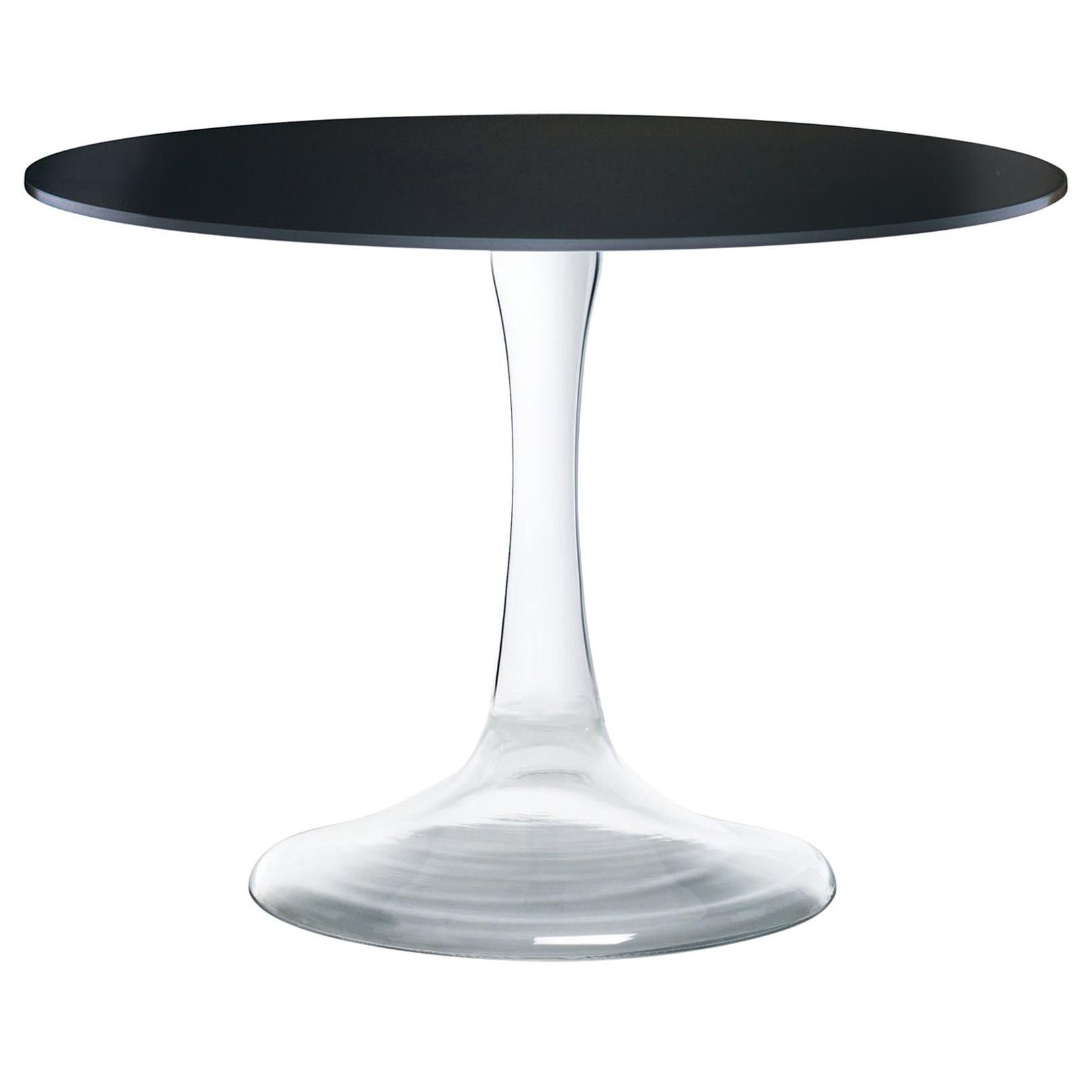THE DARK SIDE OF THE MOON Low Table in Striped Glass, by Piero Lissoni ...