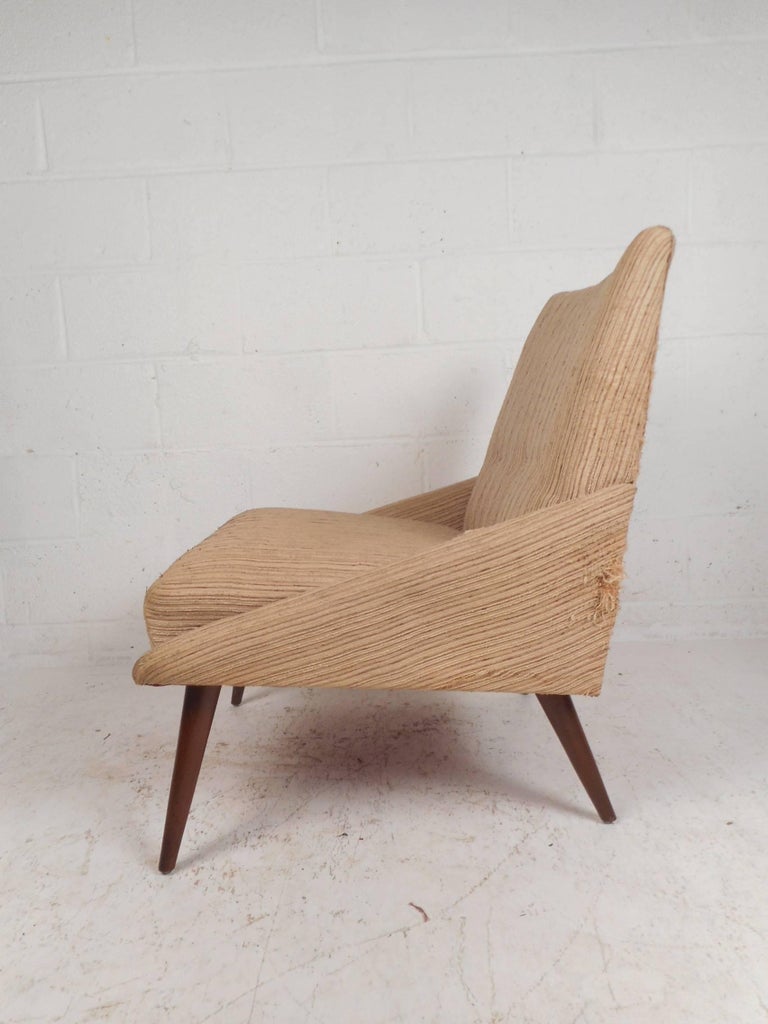 Funky Mid-Century Modern Lounge Chair For Sale at 1stDibs | funky ...