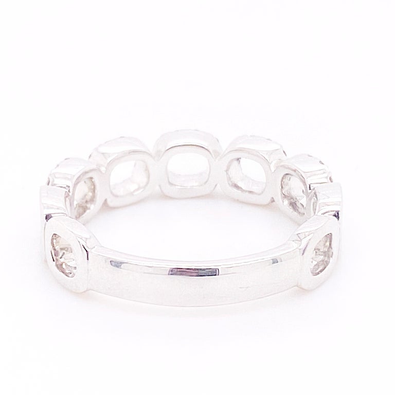 Customizable Funky Oval Diamond Band Ring in 1/2 Eternity in 14 karat ...