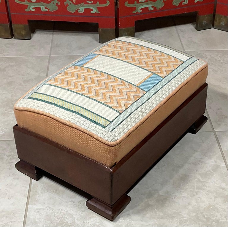 Funky Vintage Foot Stool For Sale at 1stDibs | funky footstool