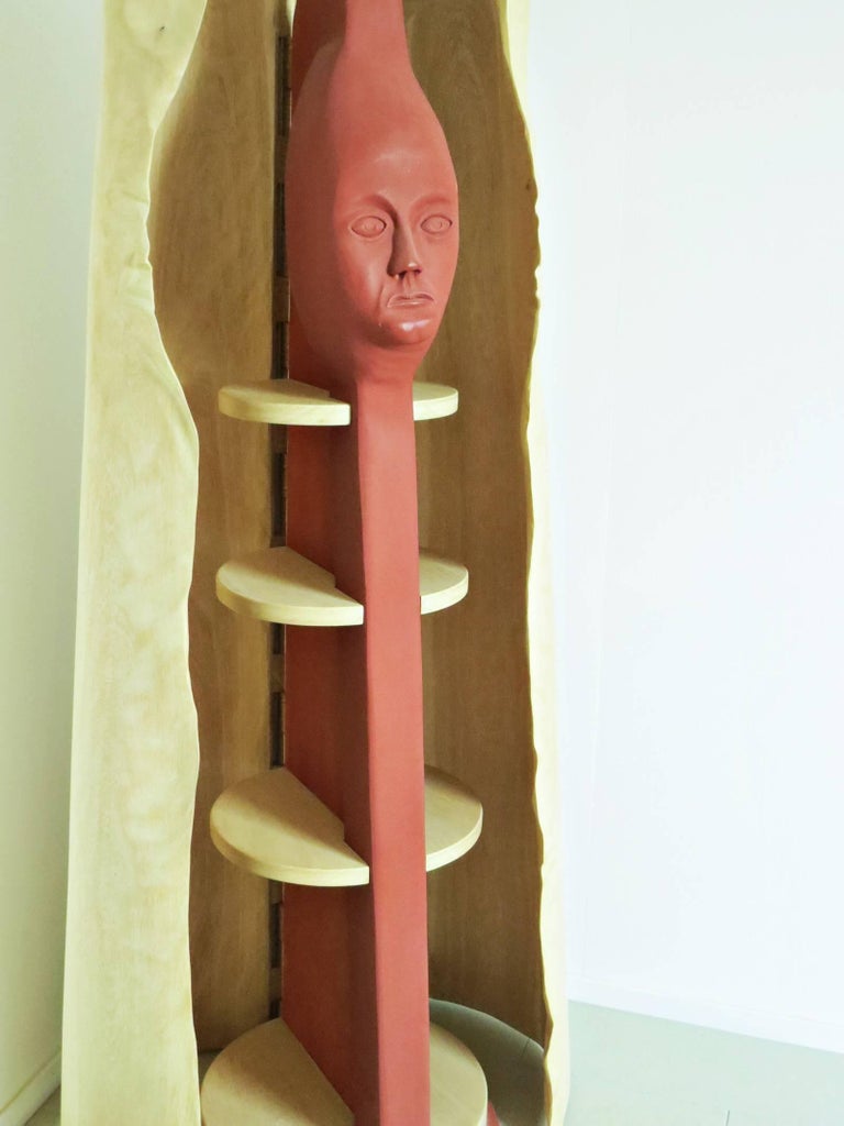 Furniture Object "ADAM", Solid Wood, Single Piece, Bar Cabinet For Sale ...