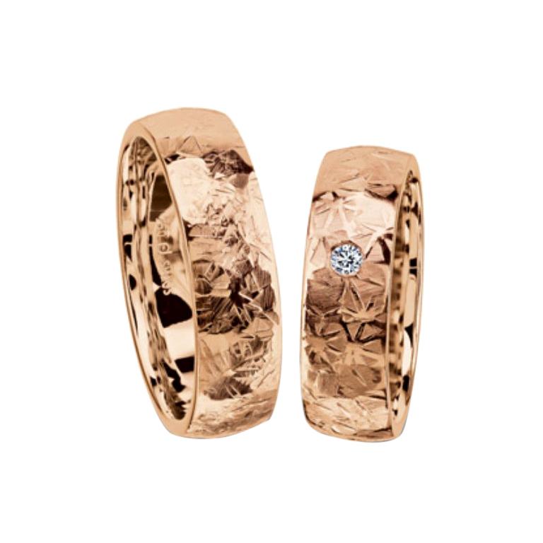 Customizable Furrer Jacot 18 Karat Yellow Gold Textured Band For Sale ...