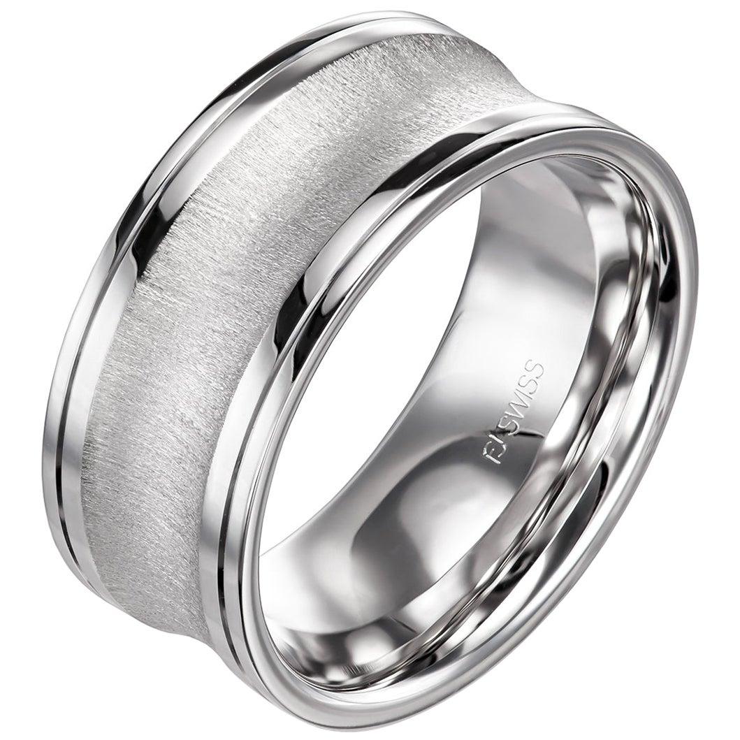 Customizable Furrer Jacot 18 Karat Yellow Gold Textured Band For Sale ...