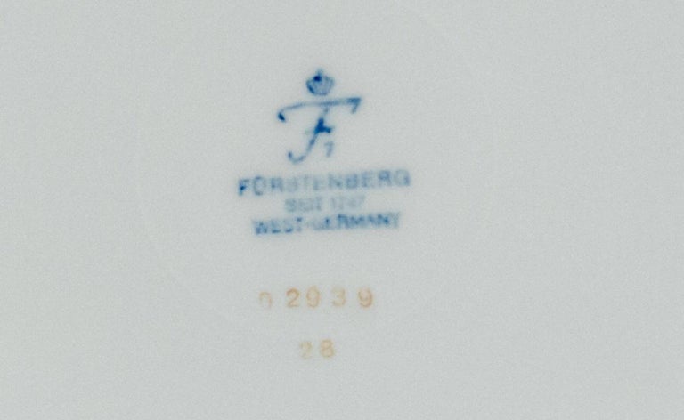 Fürstenberg West Germany Porcelain Service from the 1950s-1960s For ...