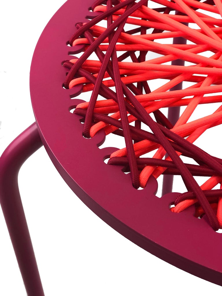 Fuschia Stretch Stool For Sale at 1stDibs