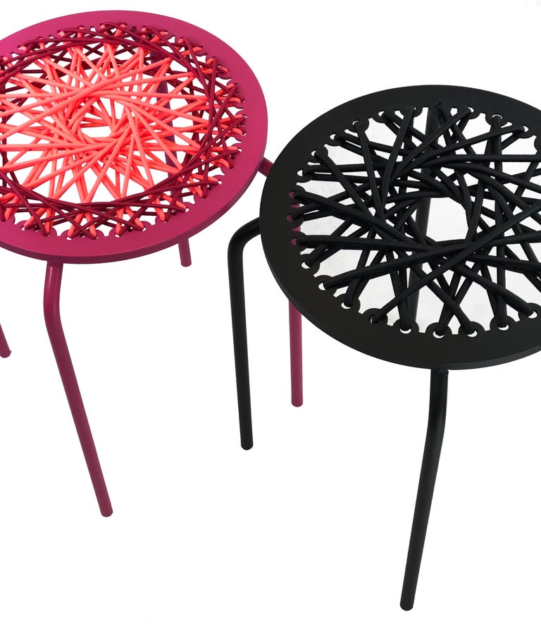 Fuschia Stretch Stool For Sale at 1stDibs