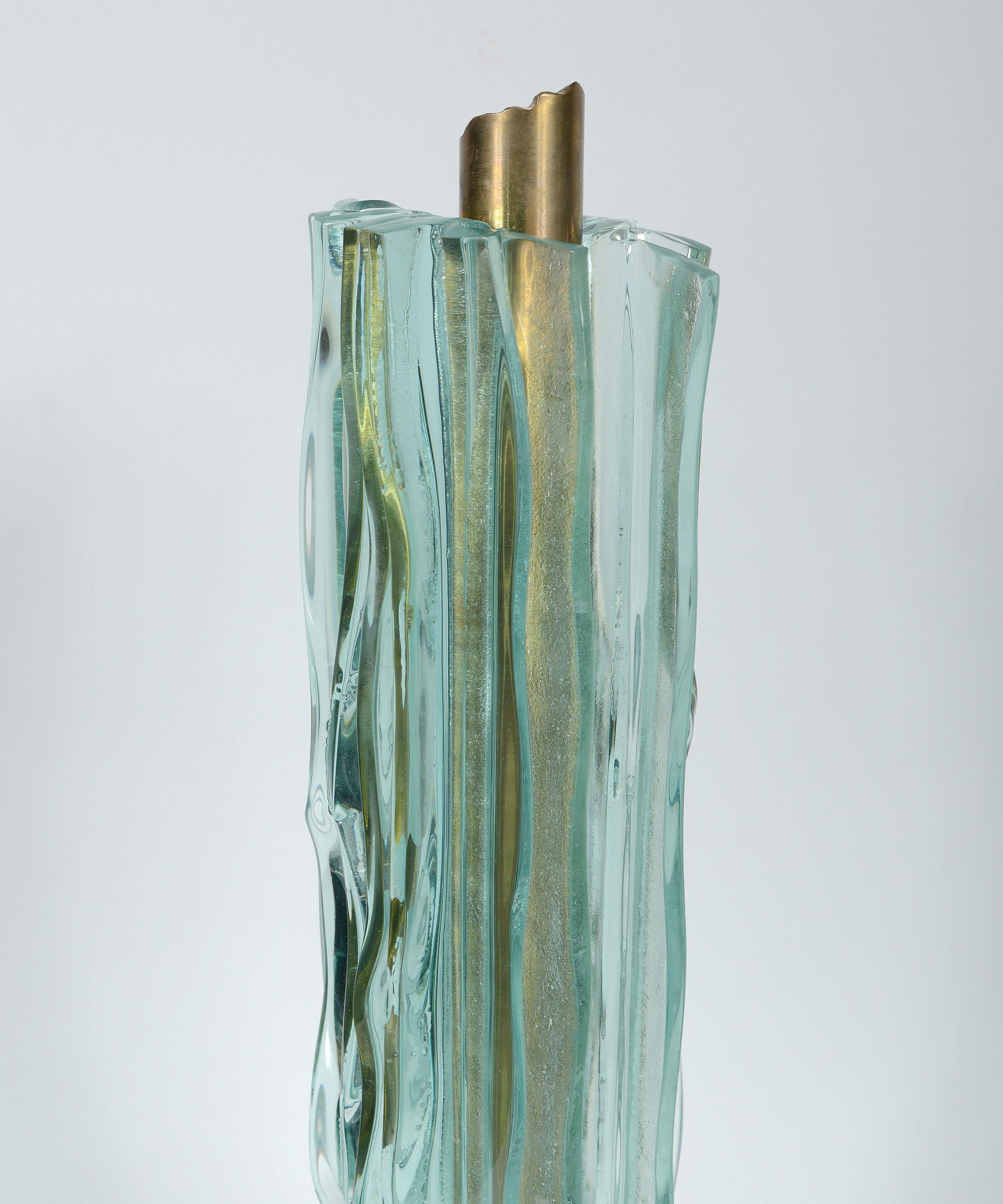 Fused Glass and Bronze Sculpture by Nancy Mee at 1stDibs | fused glass ...