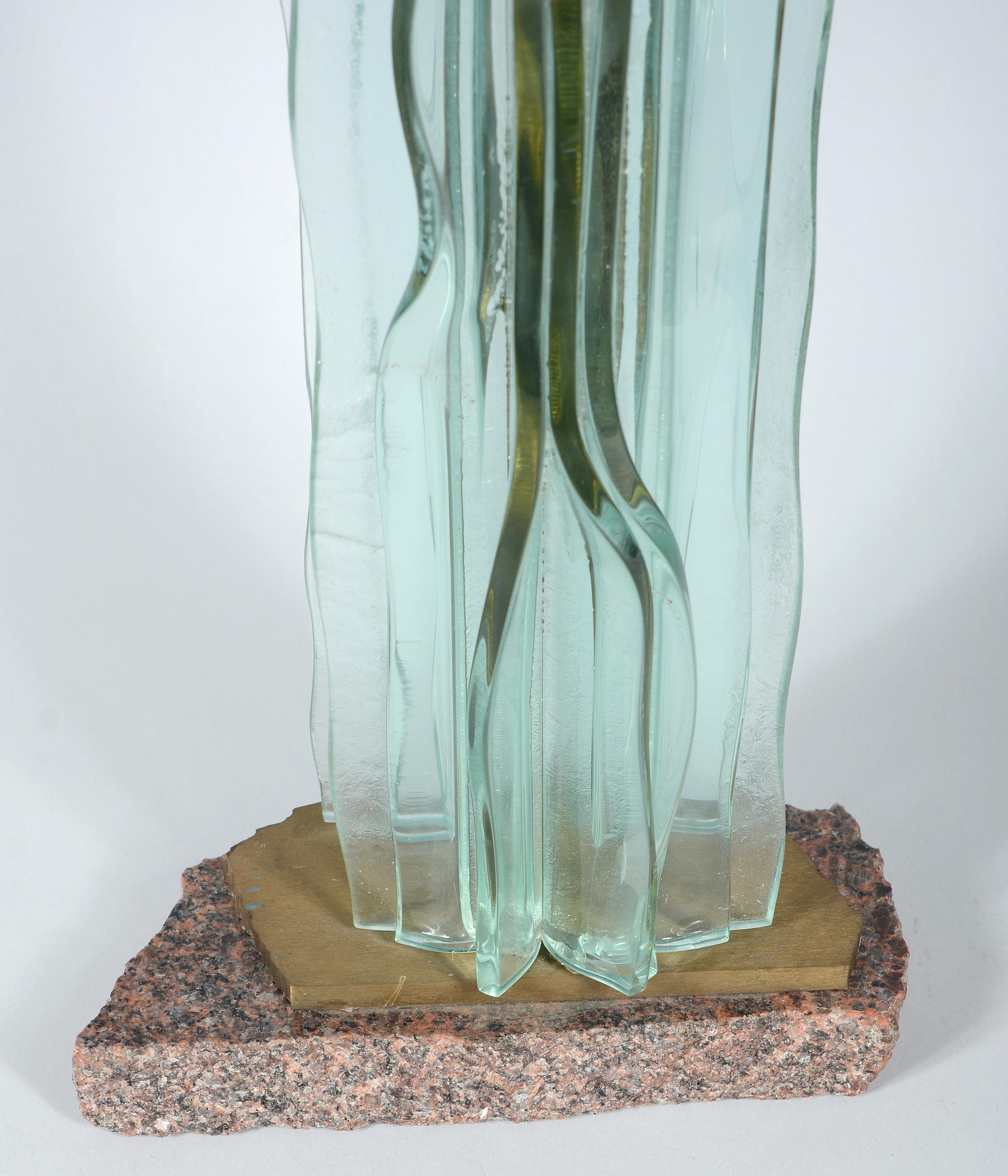 Fused Glass and Bronze Sculpture by Nancy Mee at 1stDibs | fused glass ...