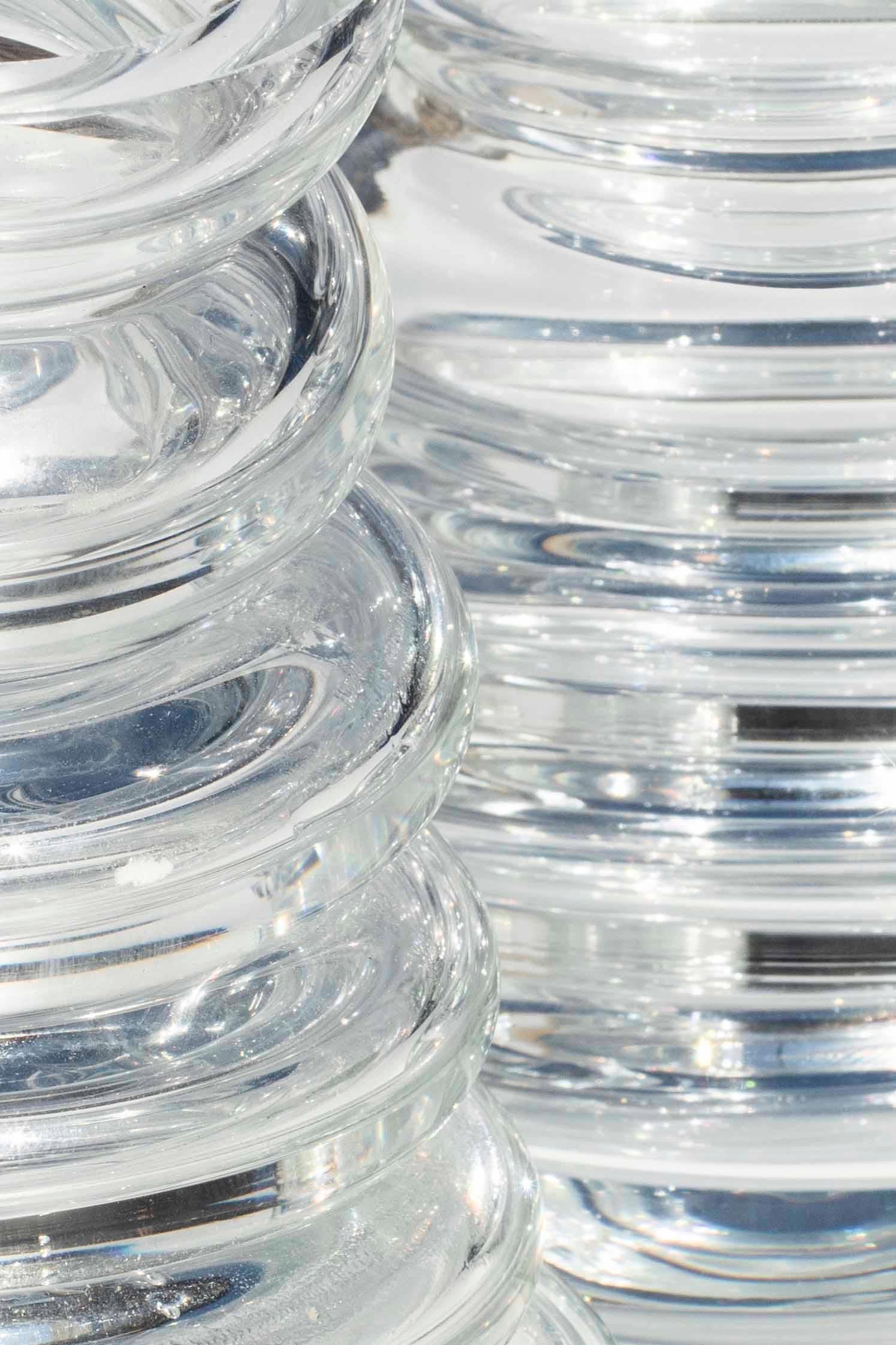 FUSO Hand Blown Glass Vase by Ries For Sale at 1stDibs