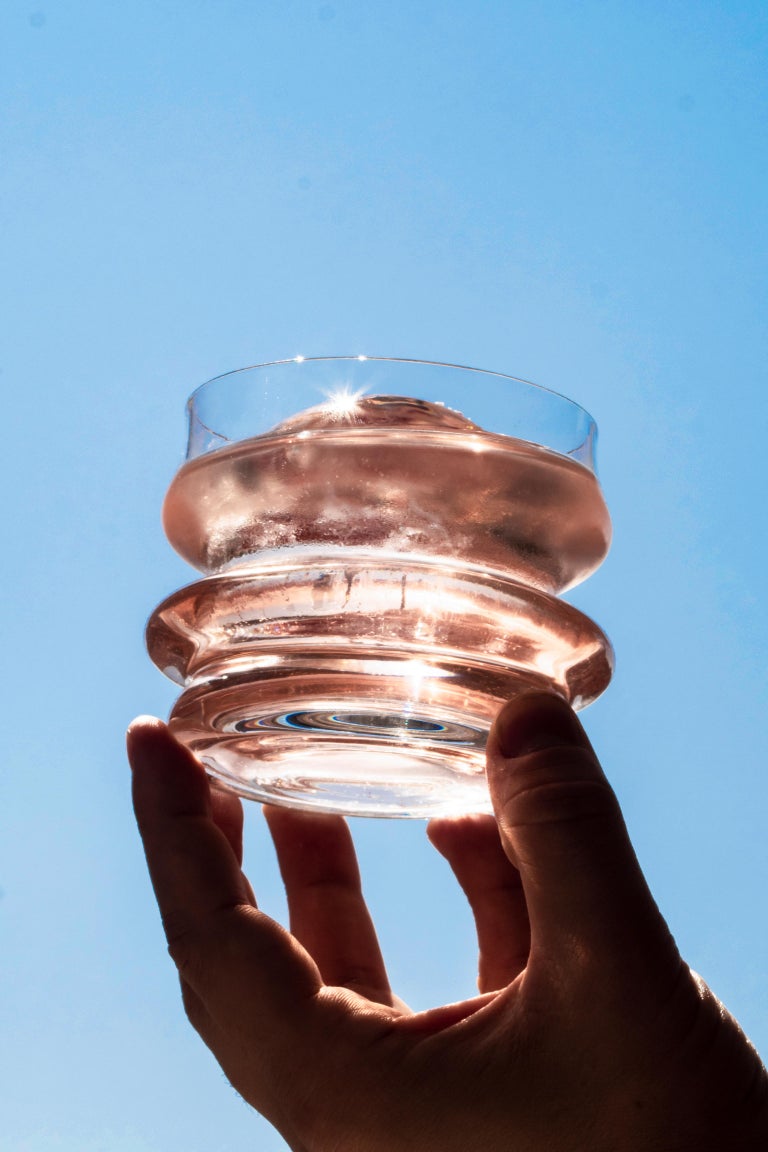 Fuso Short Glass by Ries For Sale at 1stDibs