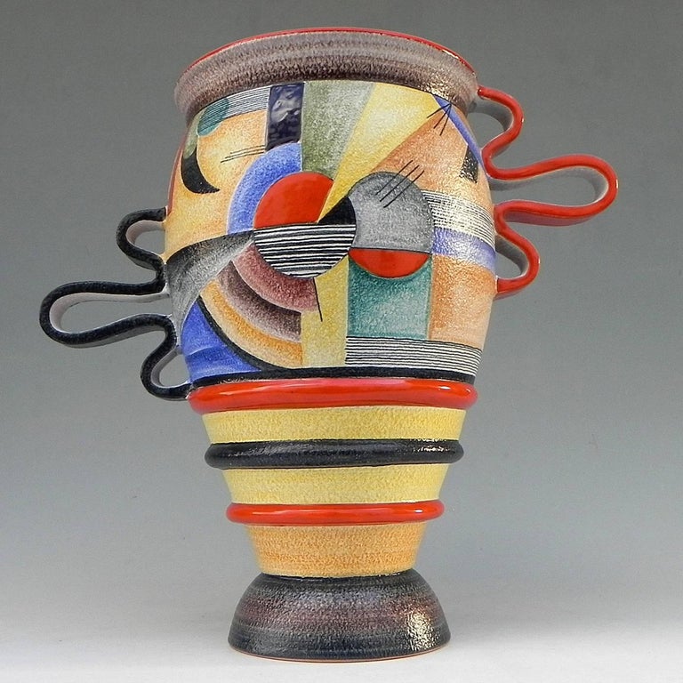 Futurista 900 Ceramic Vase For Sale at 1stDibs