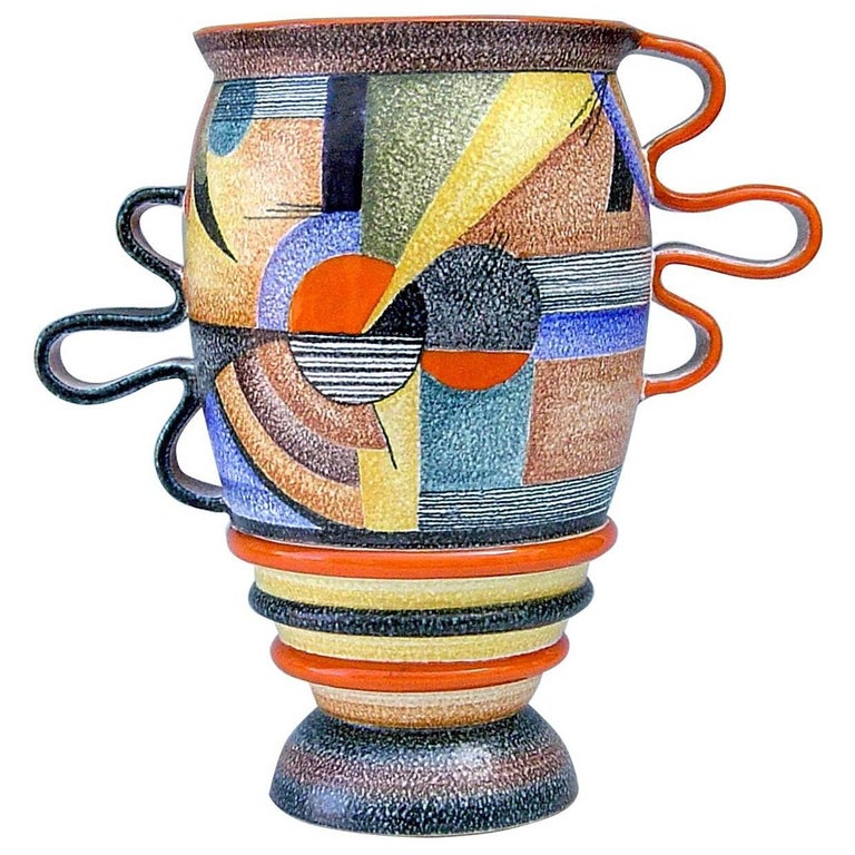 Futurista 900 Ceramic Vase For Sale at 1stDibs
