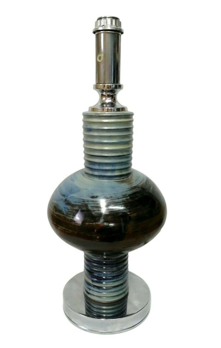 Futuristic Table Lamp in Ceramic, 1970s For Sale at 1stDibs