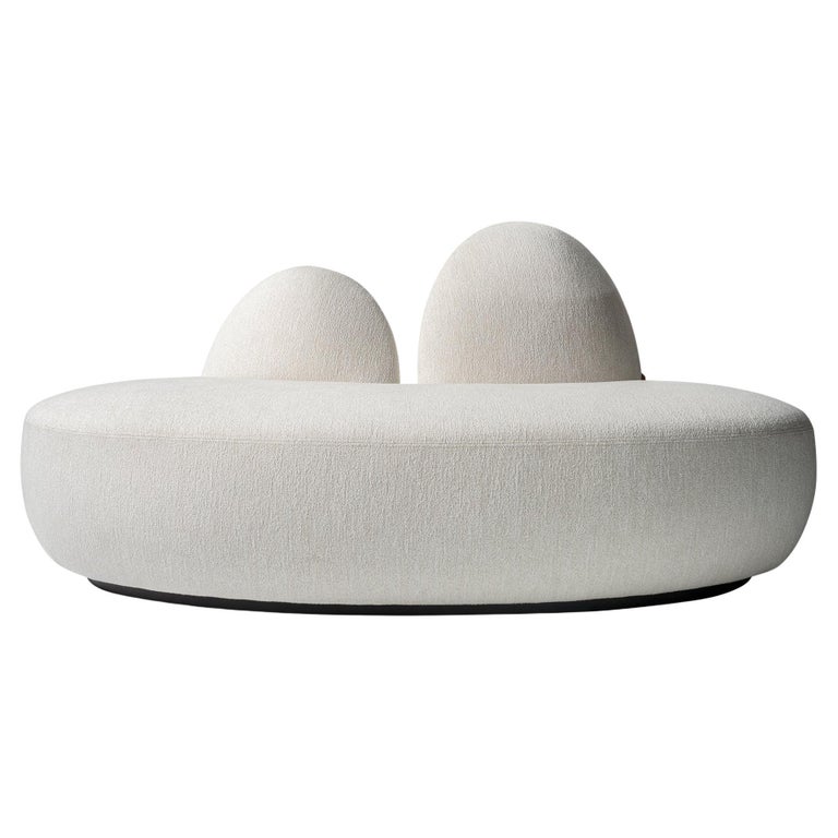 Fuyu Two Seater Sofa in Bouclet, Ready to Ship For Sale at 1stDibs