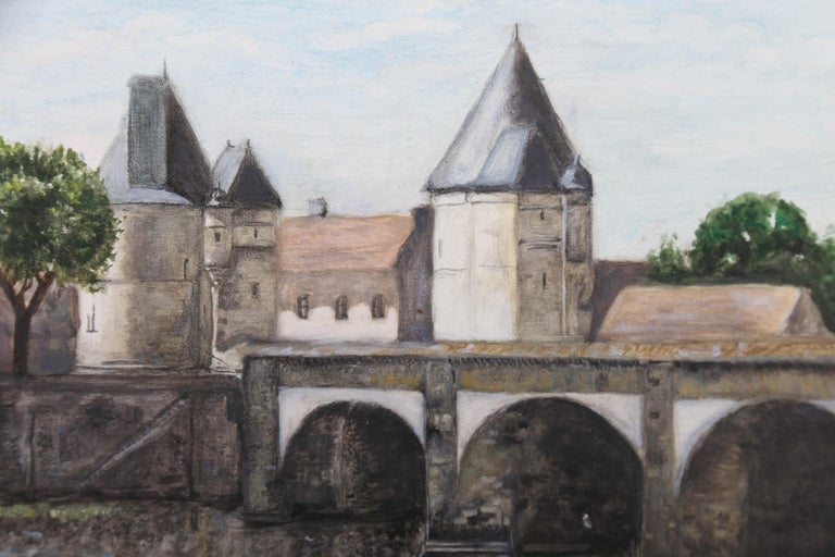 G. Combrouze - G. Combrouze - 1995 Oil, Pont Henri For Sale at 1stDibs