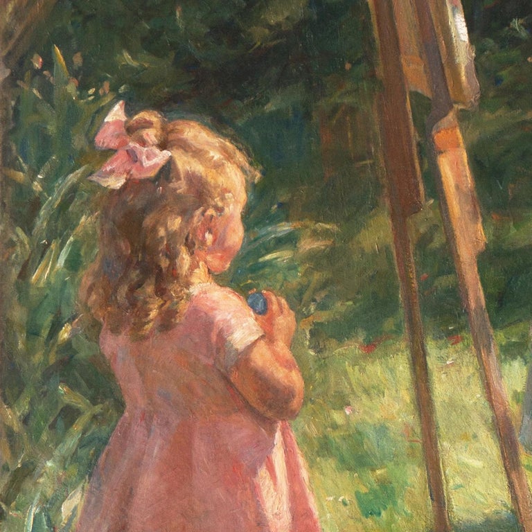 G. Frederick Clement - 'Artist's Garden', Paris, Academie des Beaux ...