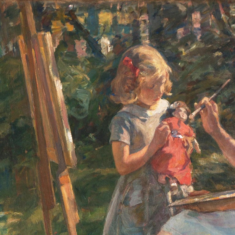 G. Frederick Clement - 'Artist's Garden', Paris, Academie des Beaux ...