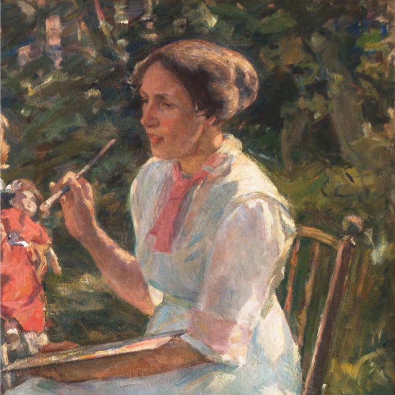 G. Frederick Clement - 'Artist's Garden', Paris, Academie des Beaux ...