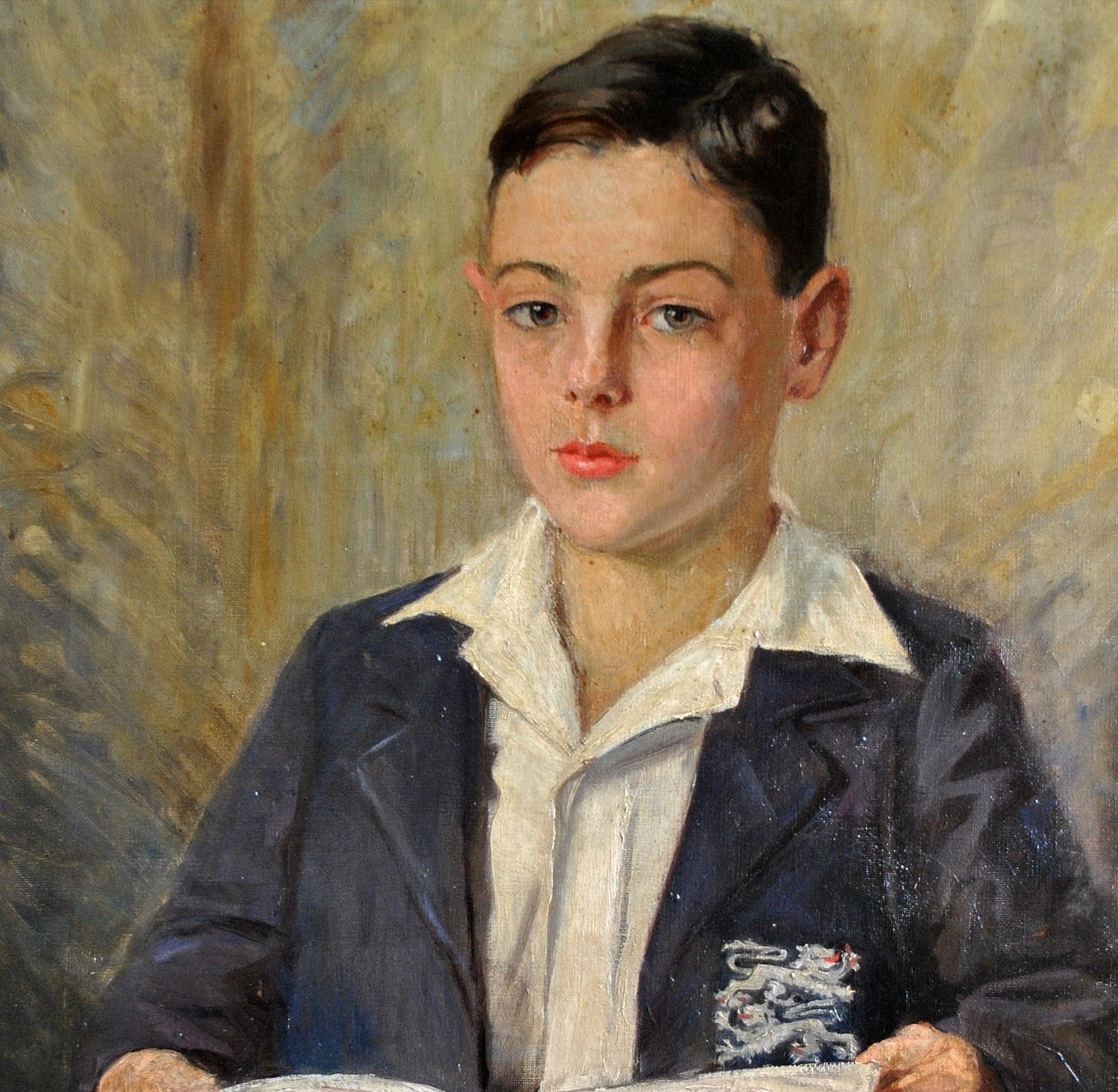 G. H. Warr - Portrait of a Young Cricketer - Mid 20th Century English ...