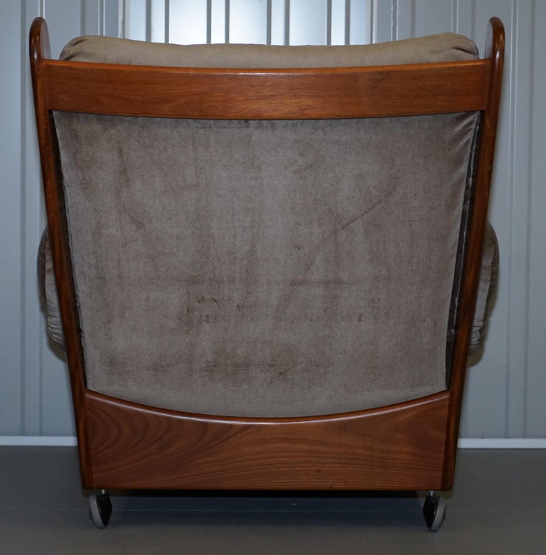 G Plan 1960s Saddle Three-Piece Suite Original Upholstery Solid Teak ...