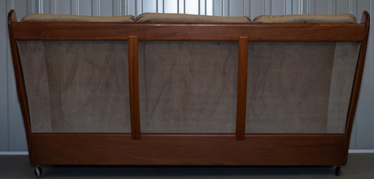 G Plan 1960s Saddle Three-Piece Suite Original Upholstery Solid Teak ...