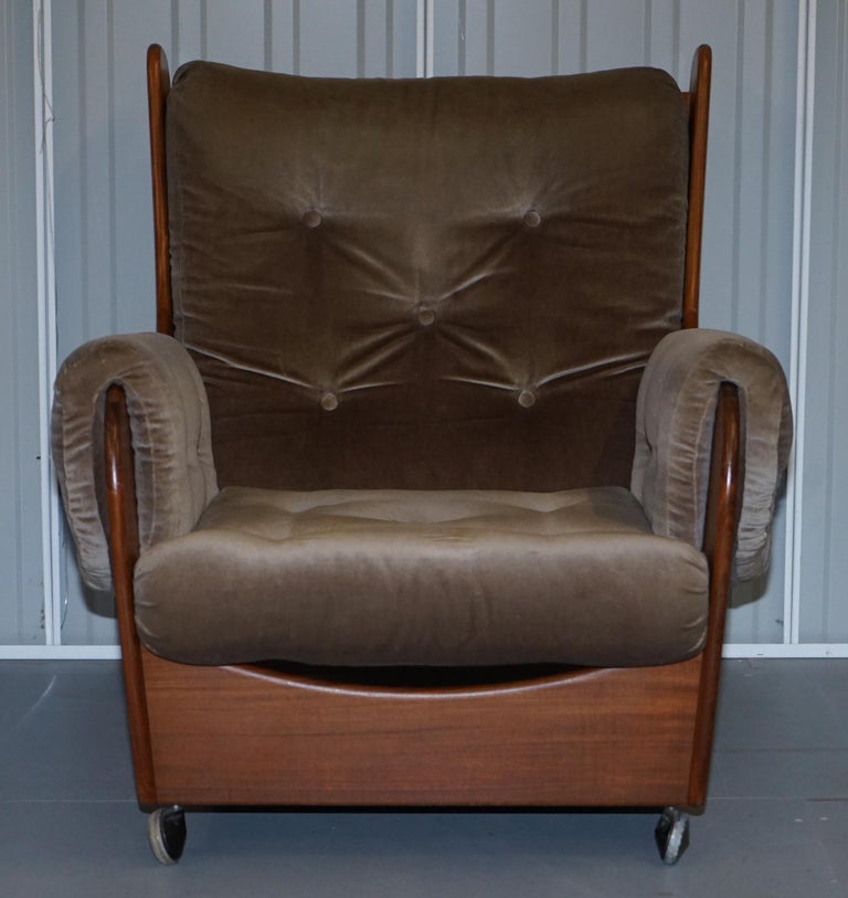 G Plan 1960s Saddle Three-Piece Suite Original Upholstery Solid Teak ...