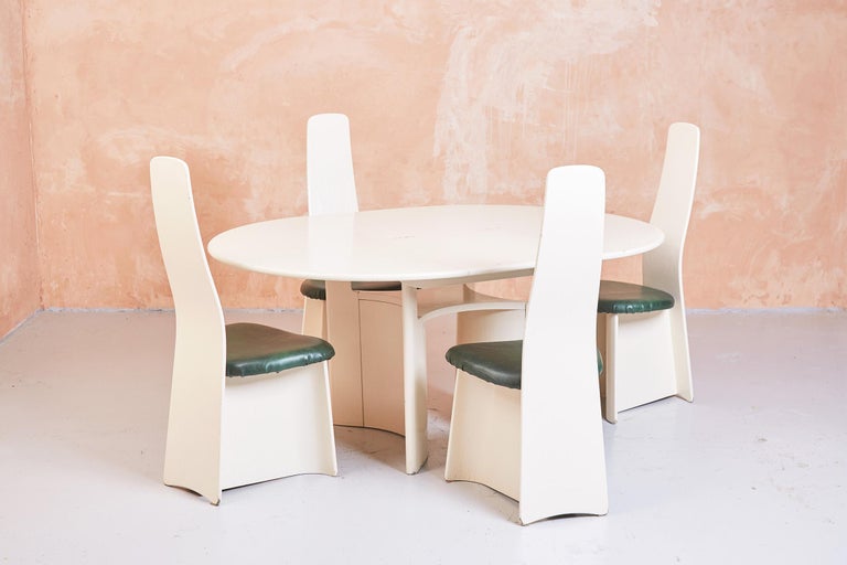 G Plan New Seasons Table and Chairs in White Ash, 1980s For Sale at 1stDibs