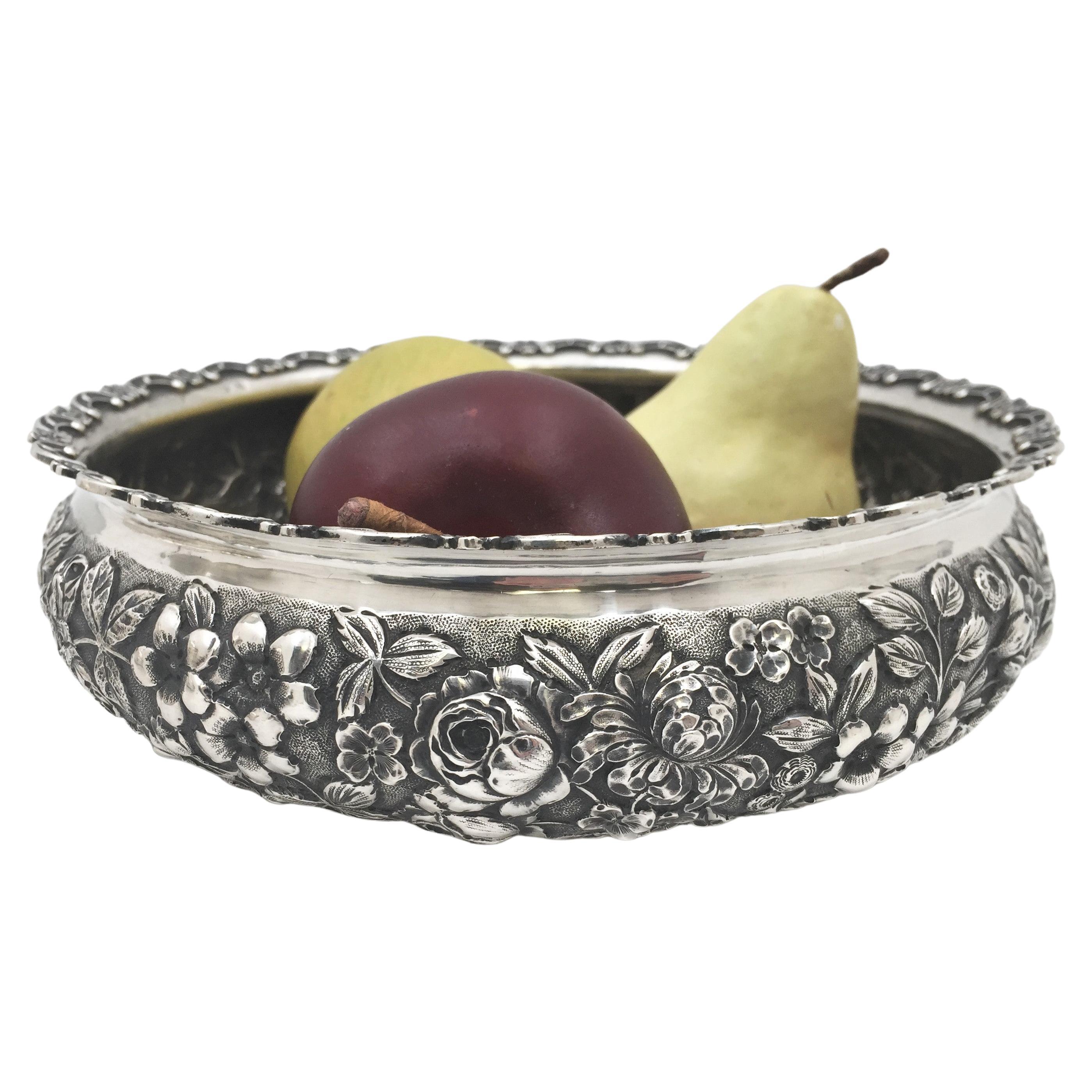 Mid 19th Century Baltimore Silver Fruit Bowl at 1stDibs