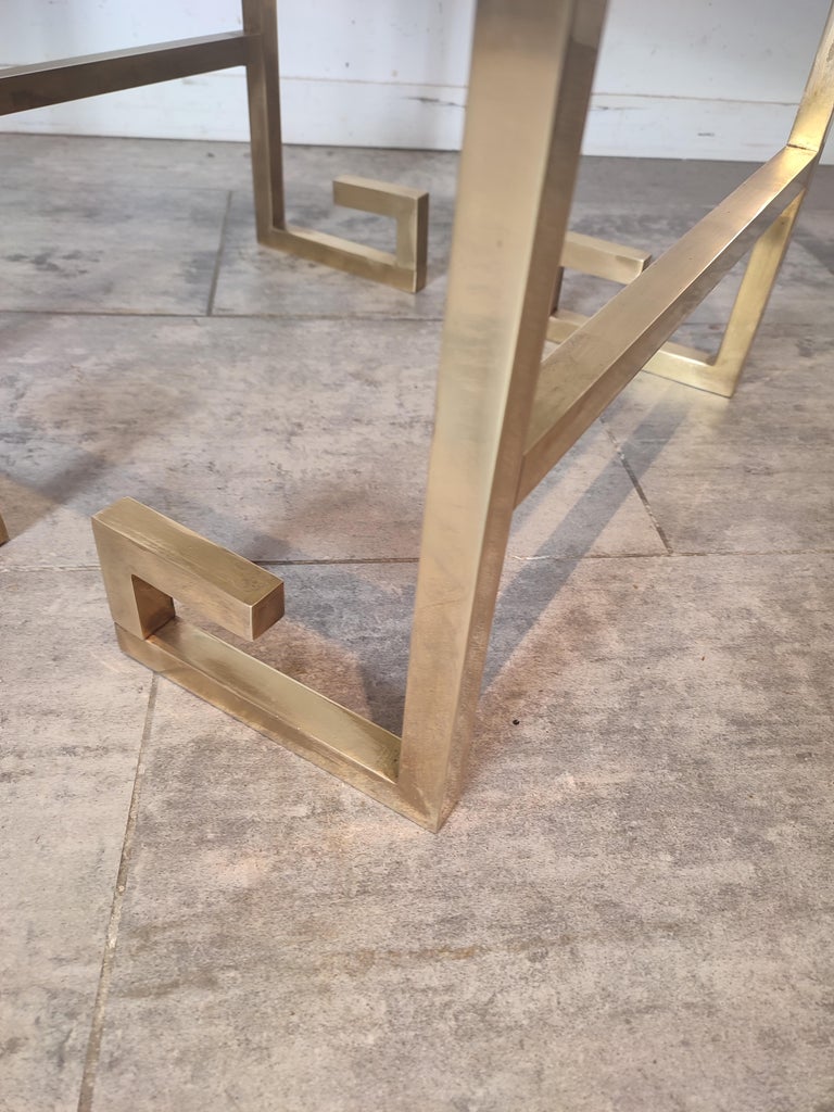 G shape Pair of Side Tables from Belgo Chrom For Sale at 1stDibs