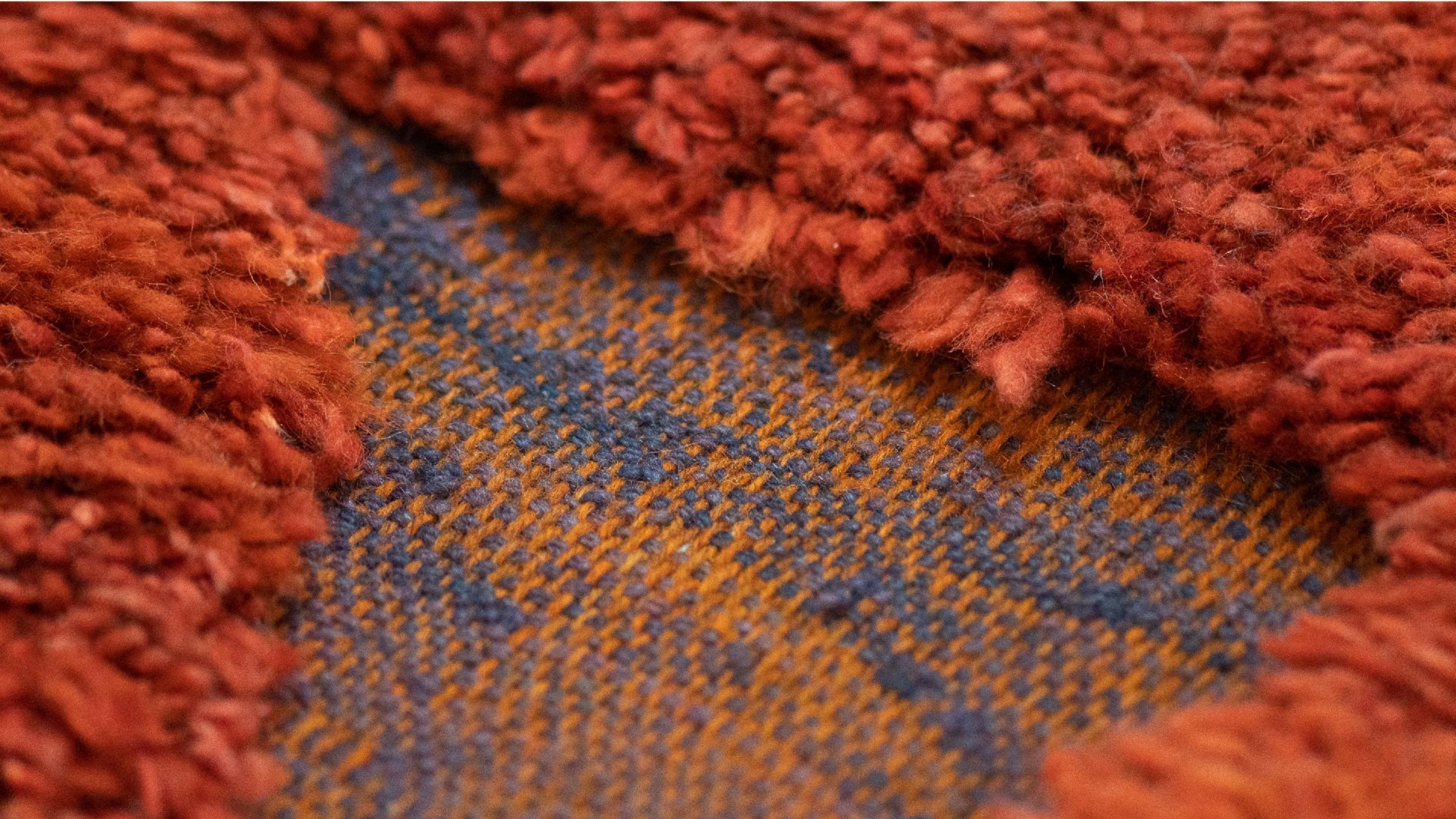 Gabbeh Interwoven with Lace Rug by Taher Asad Bakhtiari For Sale at 1stDibs