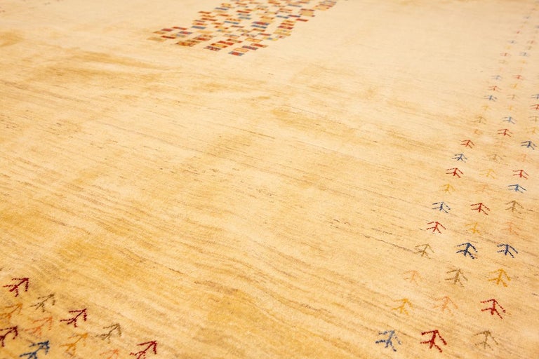 Gabbeh Rug Minimalist Design For Sale at 1stDibs