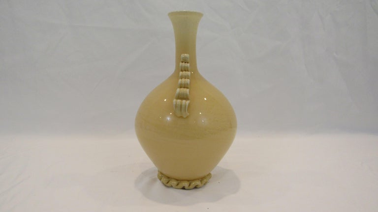 Gabbiani Venezia Murano Glass Bottle from Italy in Cream Color ...