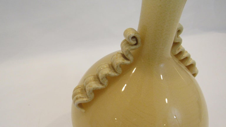 Gabbiani Venezia Murano Glass Bottle from Italy in Cream Color ...