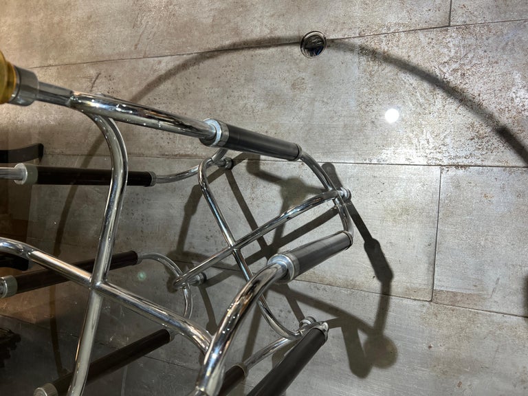 Gabetti and Isola Steel Dining Table Italy 1970 For Sale at 1stDibs