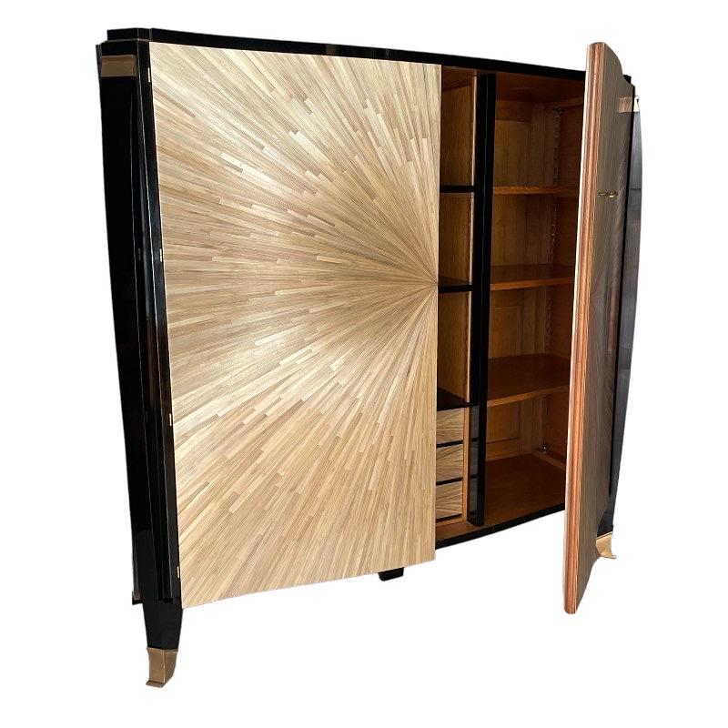 M Rinck Art Deco Cabinet For Sale at 1stDibs