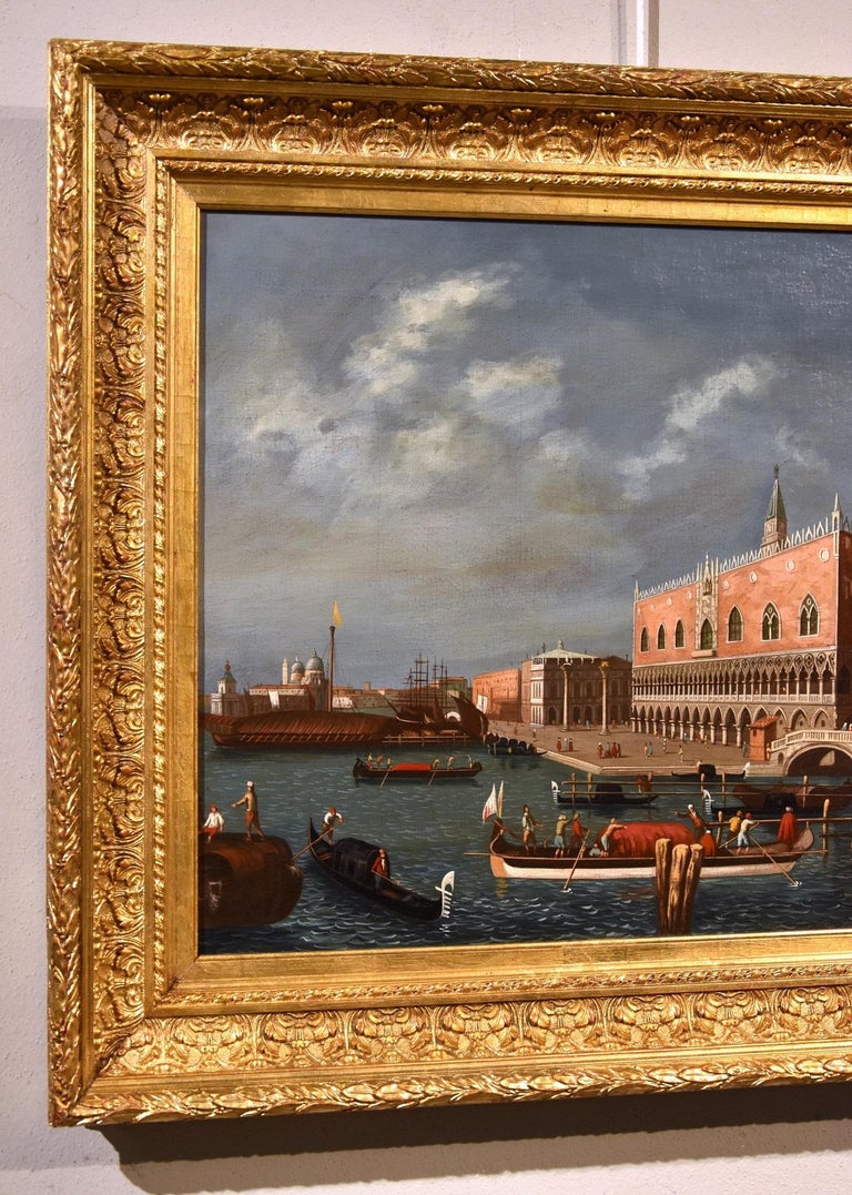View Venice Bella Paint Oil on canvas Old master 18/19th Century ...