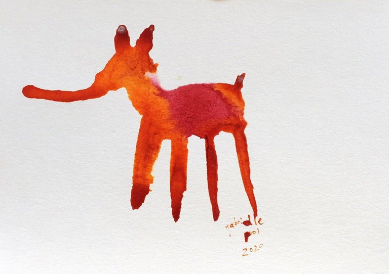 Gabrielle Pool - Gabrielle Pool Animals Lie Too Ink on Paper with ...