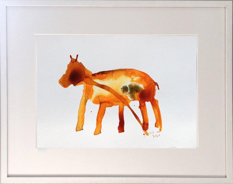 Gabrielle Pool - Gabrielle Pool The Hungry Hippo Ink on Paper with ...