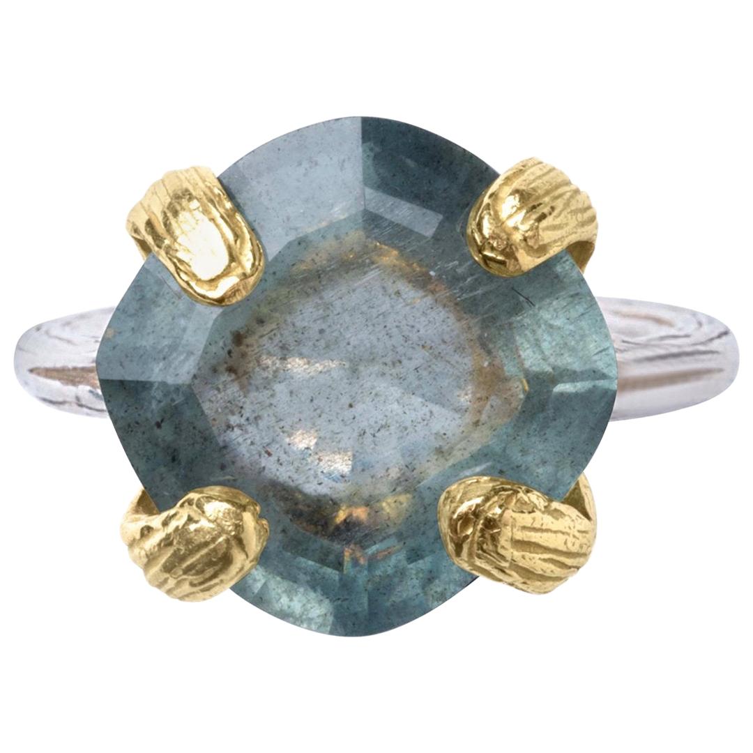 Large Pyramid Ring, 1 Facet of Turquoise For Sale at 1stDibs