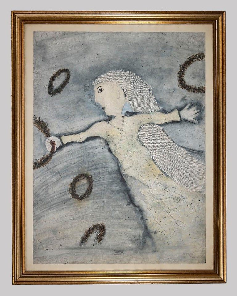 Gabrijel Stupika - The Bride - Original Etching by Gabrijel Stupika ...