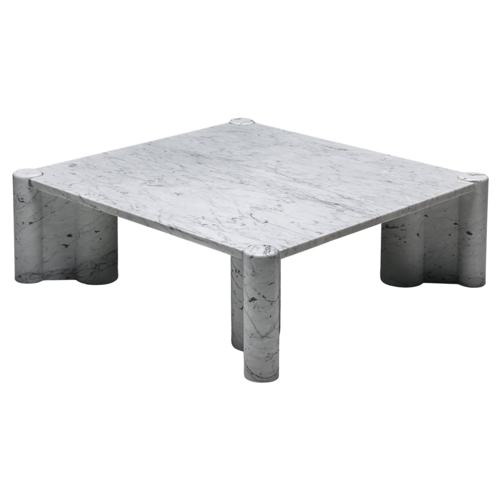Gae Aulenti Carrara Marble Jumbo Coffee Table for Knoll, 1965 For Sale ...
